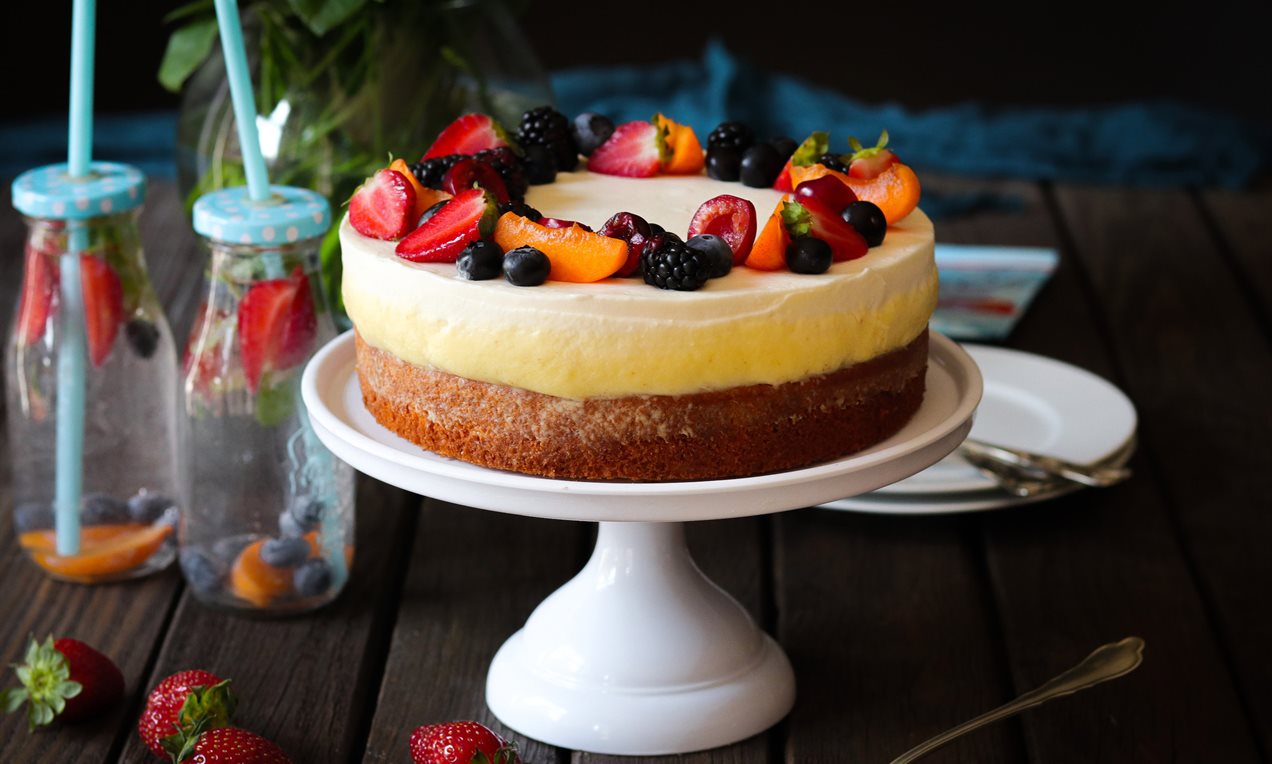 Rýchla ovocná torta Recept | Dr. Oetker