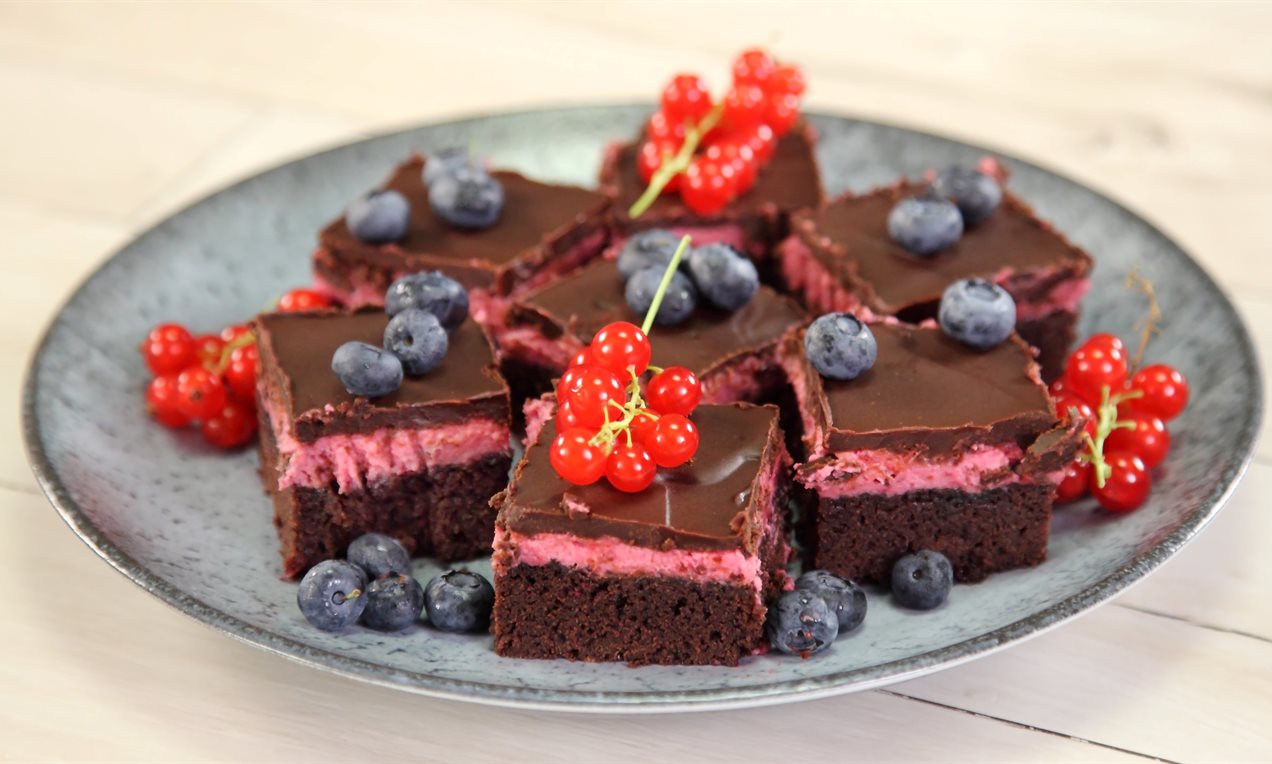Brownies sa šumskim voćem Recept | Dr. Oetker