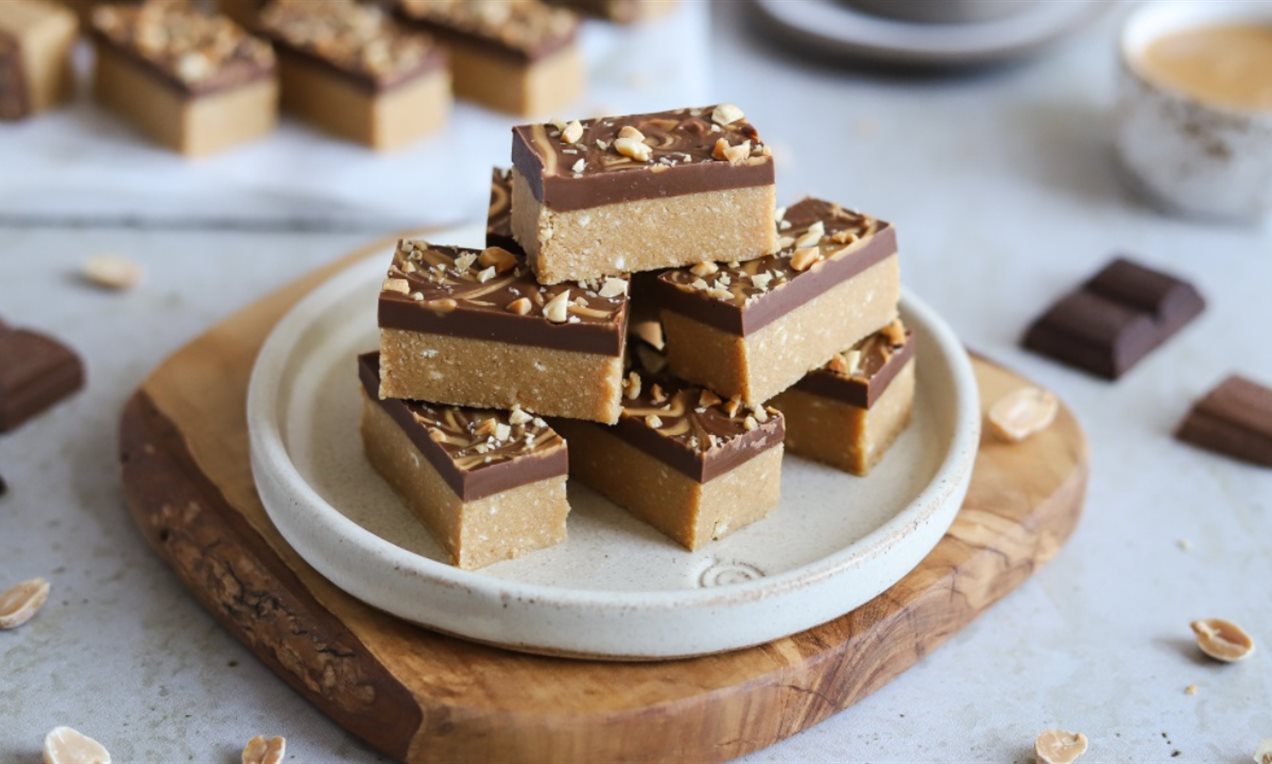 Bajadera sa kikiriki puterom i čokoladom Recept | Dr. Oetker