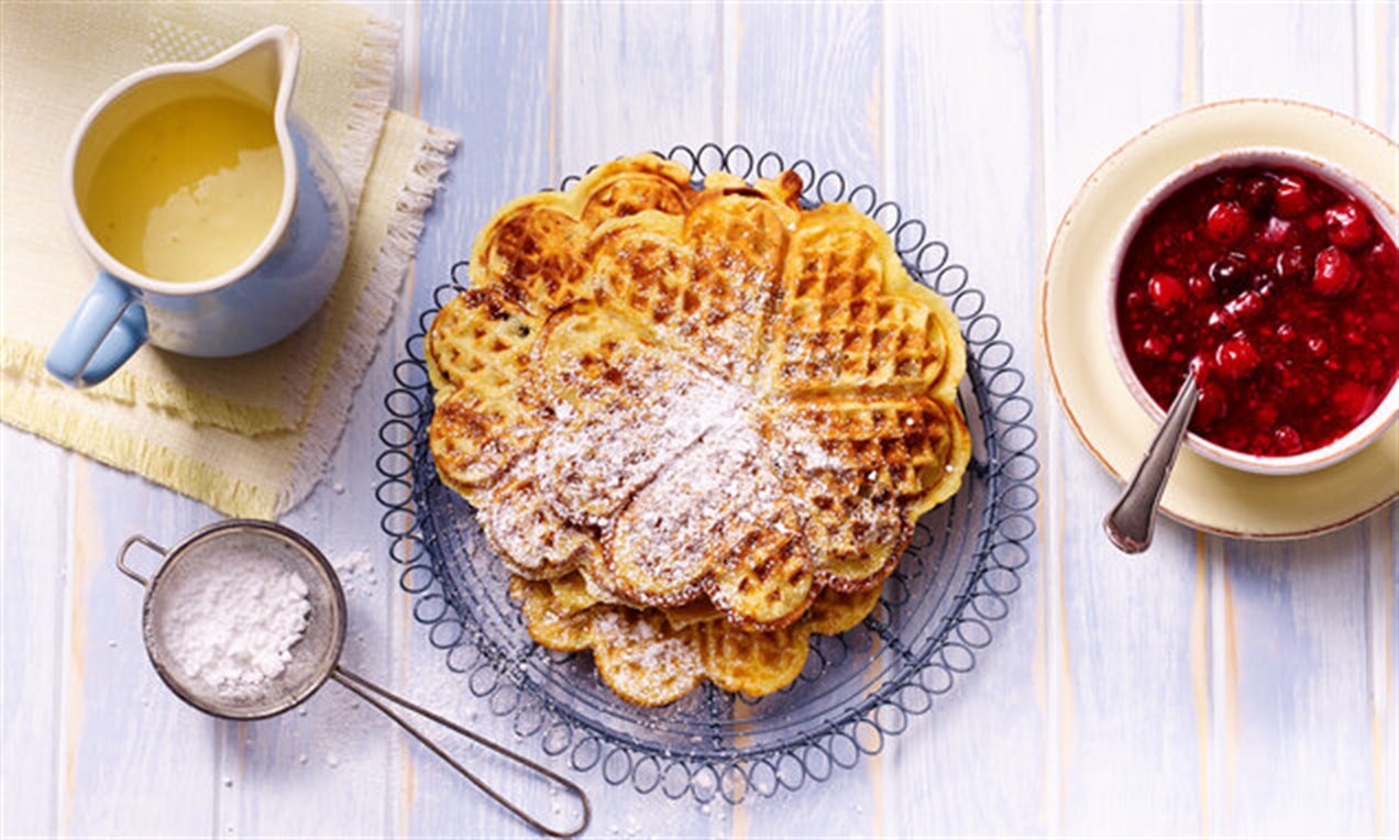 Vafli bez brašna Recept | Dr. Oetker