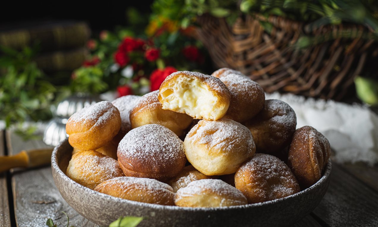 Plnené mini beignets Recept | Dr. Oetker