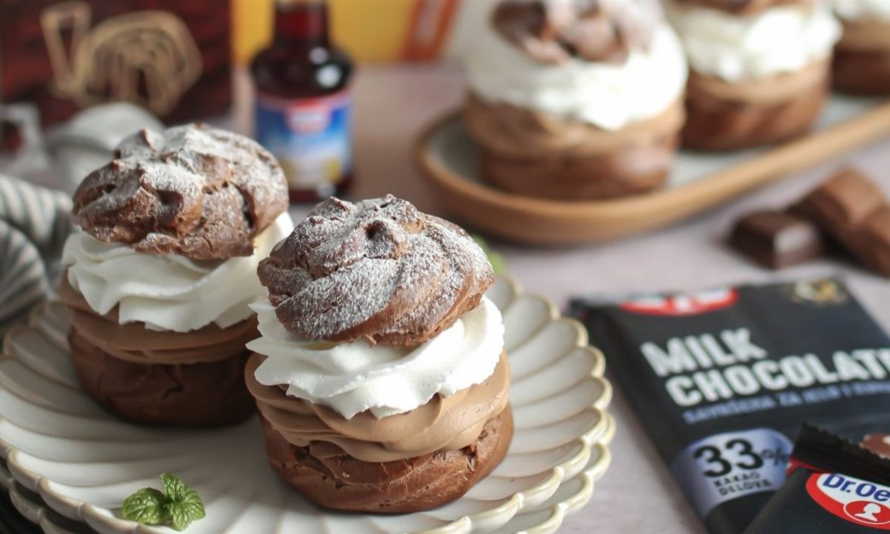 Čokoladne princes krofne Recept | Dr. Oetker