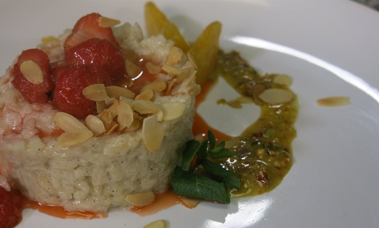 Slatki risotto sa svežim jagodama Recept | Dr. Oetker