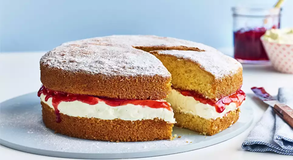 Perfectly Sliced Chocolate Cake