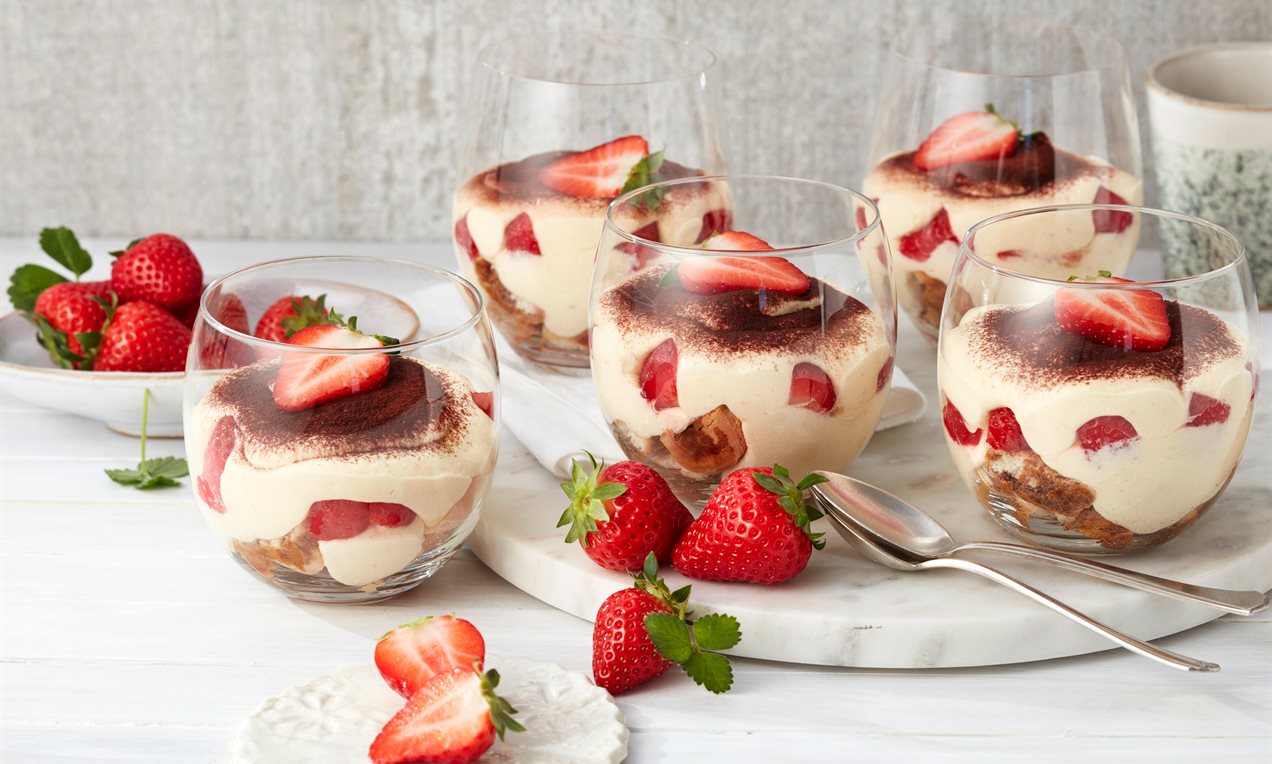 Erdbeertiramisu Im Glas