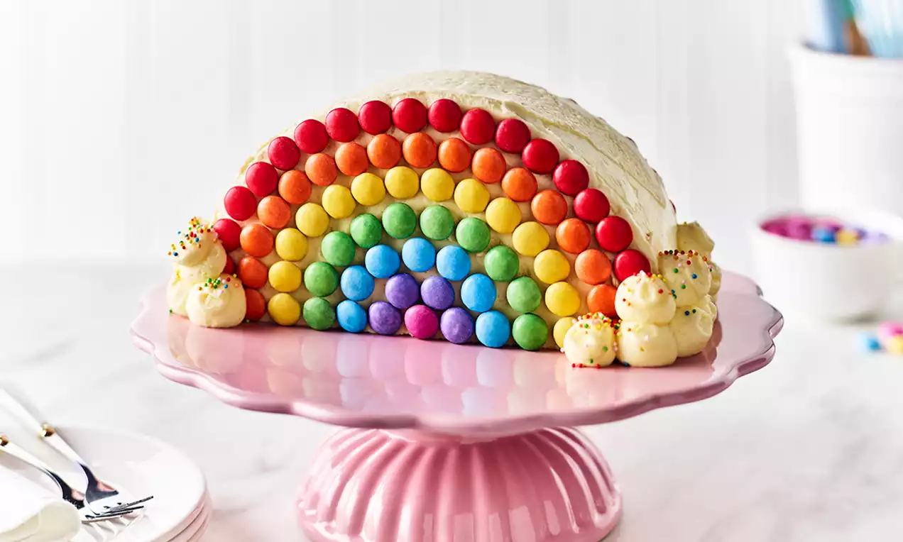 Prăjitura curcubeu Rețeta | Dr. Oetker