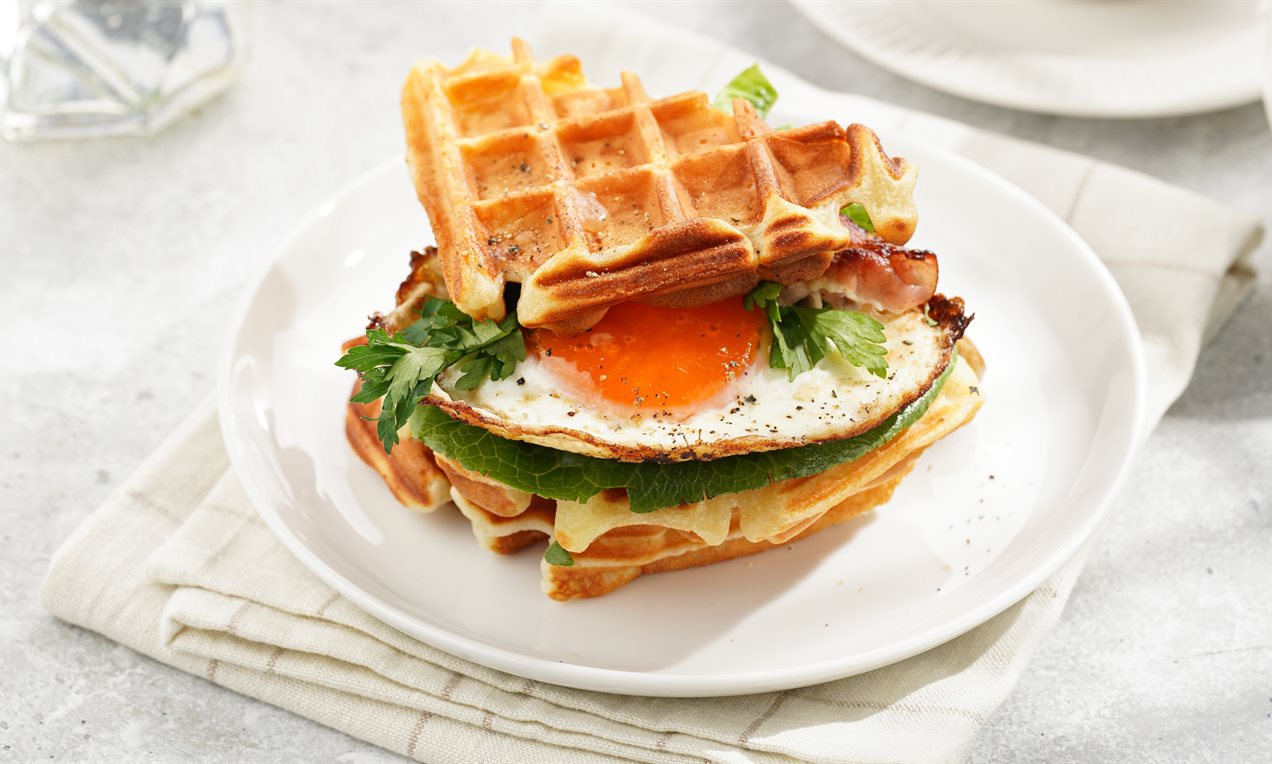 Sambal Egg Waffle (*Recipe created by Shafiqcute) Recipe | Dr. Oetker