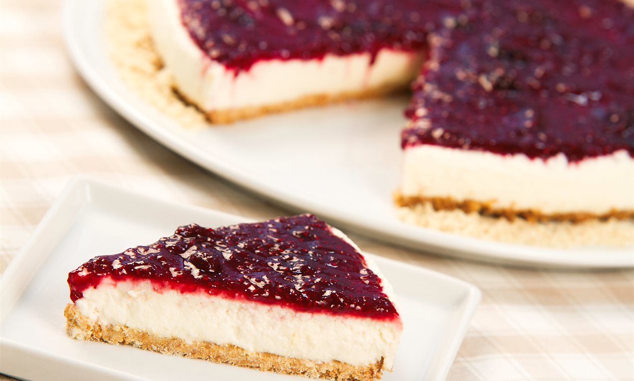 Cheesecake de Frutas Vermelhas Receita | Dr. Oetker