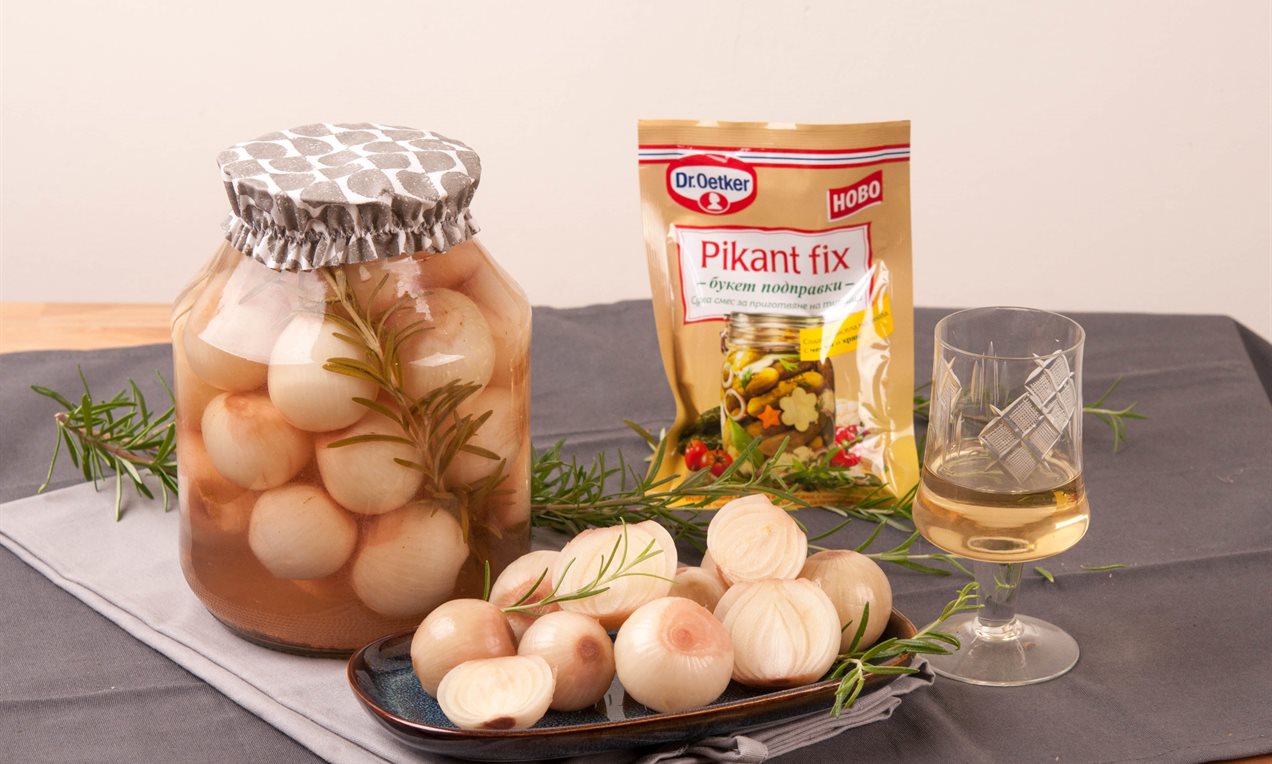 Хрупкава туршия от цели лукчета Pецепта | Dr. Oetker