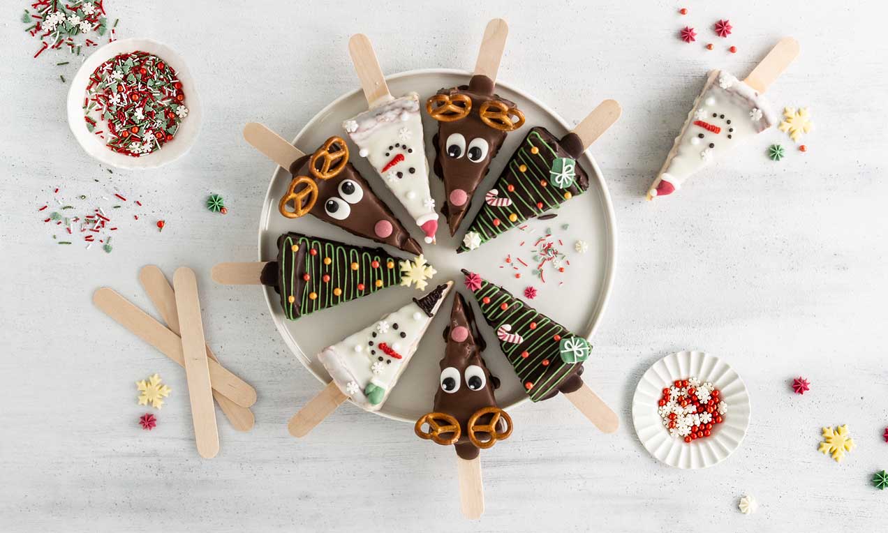 Bâtonnets de cheesecake de Noël Recette | Dr. Oetker