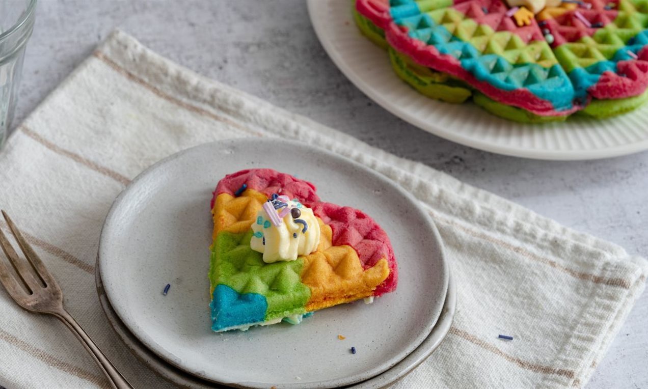 Šareni vafli Recept | Dr. Oetker