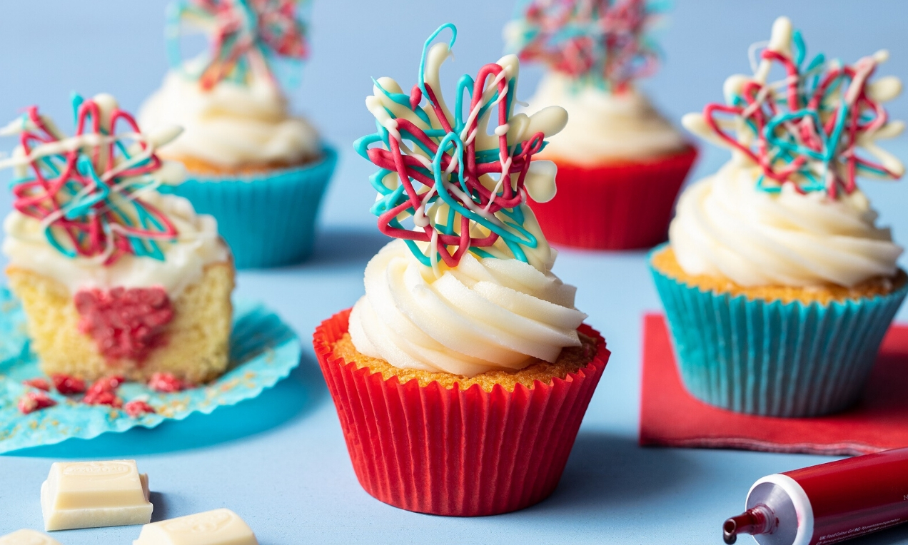 4th July Firework Cupcake Recipe | Dr. Oetker