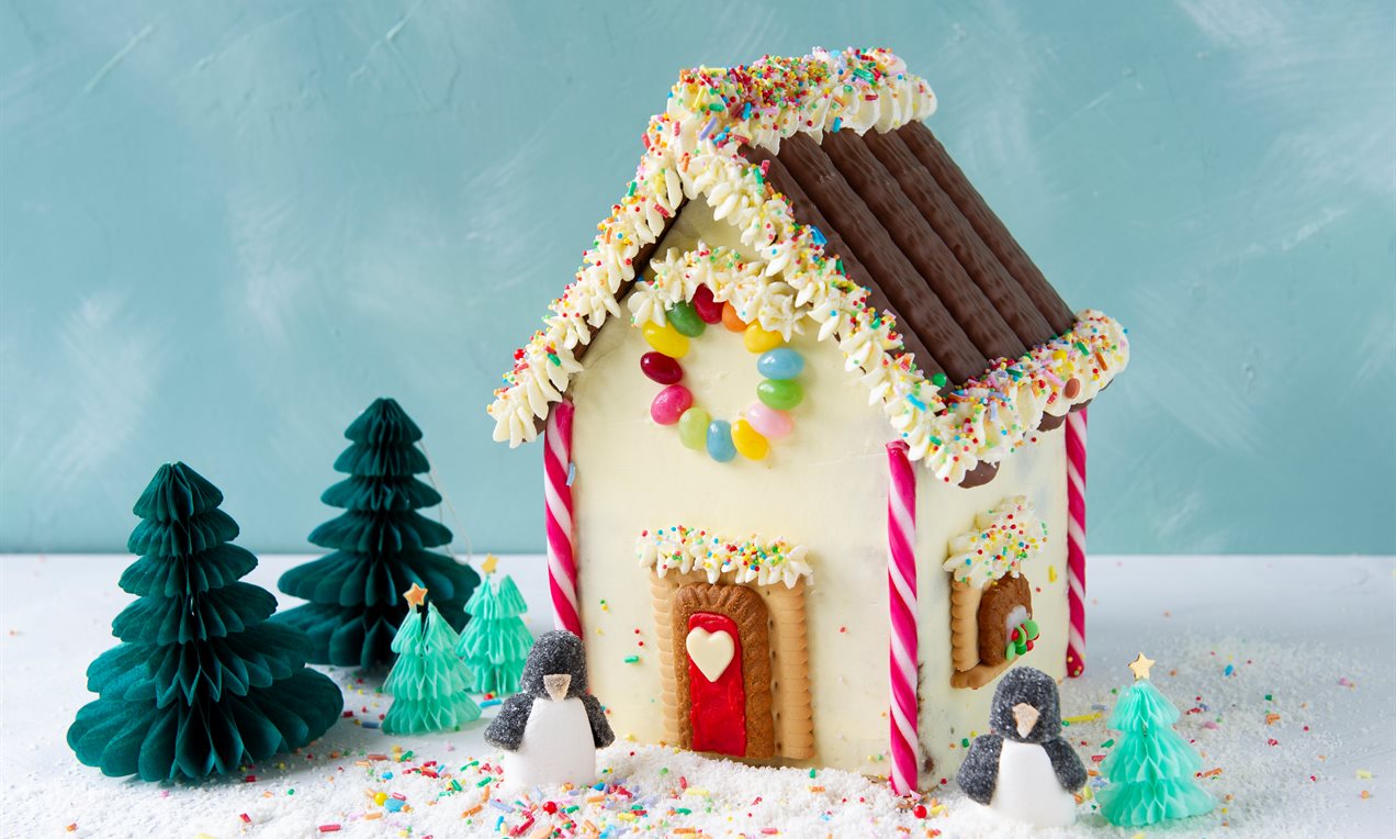 Koekhuisje van brownies Recept | Dr. Oetker