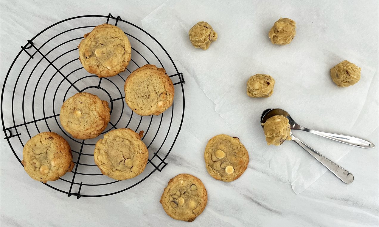 Triple vanilla cookies Opskrift | Dr. Oetker