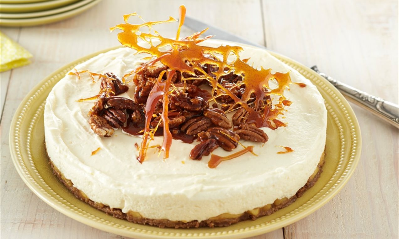 Romige MonChoutaart met kaneelappeltjes en karamel Recept | Dr. Oetker