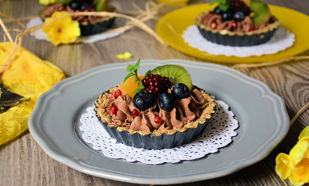 Voćni tart od mešavine pahuljica Recept | Dr. Oetker