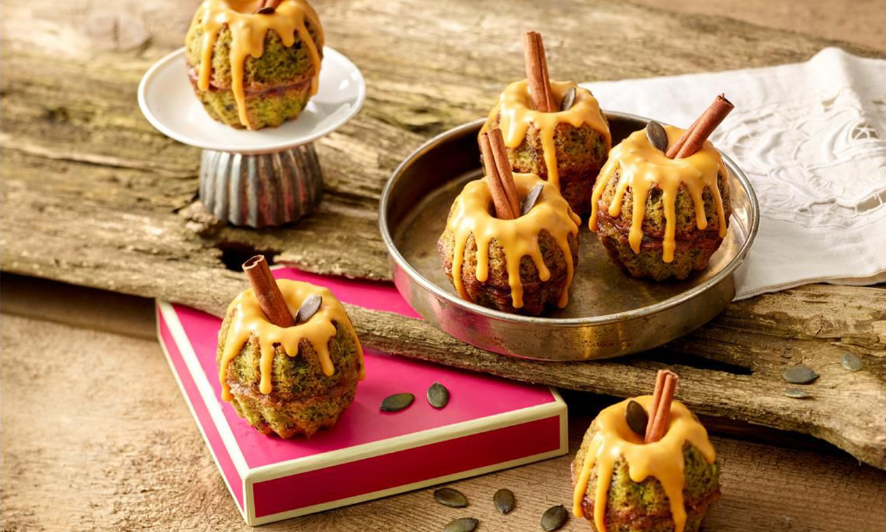 Mini-kouglofs au potiron Recette | Dr. Oetker