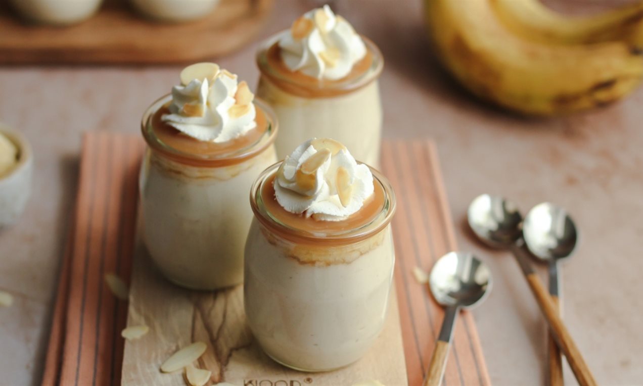 Banana mus krem sa karamelom Recept | Dr. Oetker